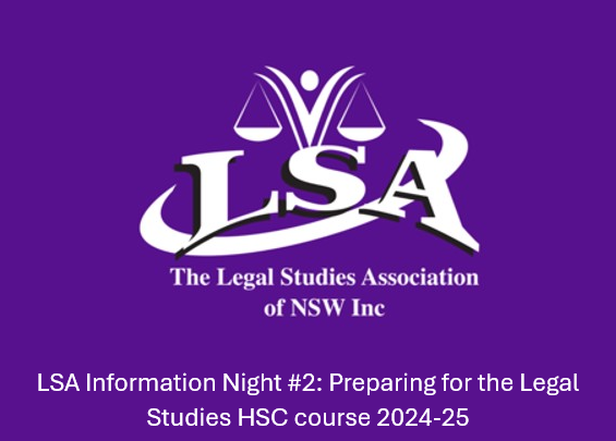 LSA Information Night #2: Preparing for the Legal Studies HSC course ...